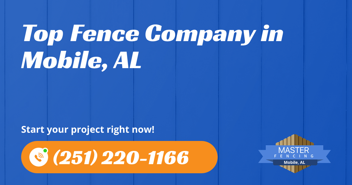 Fence Company in Mobile, AL | Master Fencing